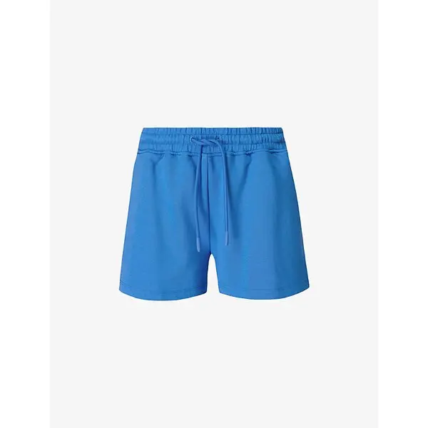 Sweaty Betty Cotton-blend Shorts - Tidal Blue