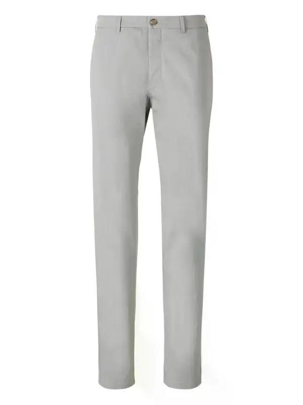 Canali Straight-leg Trousers - Grey