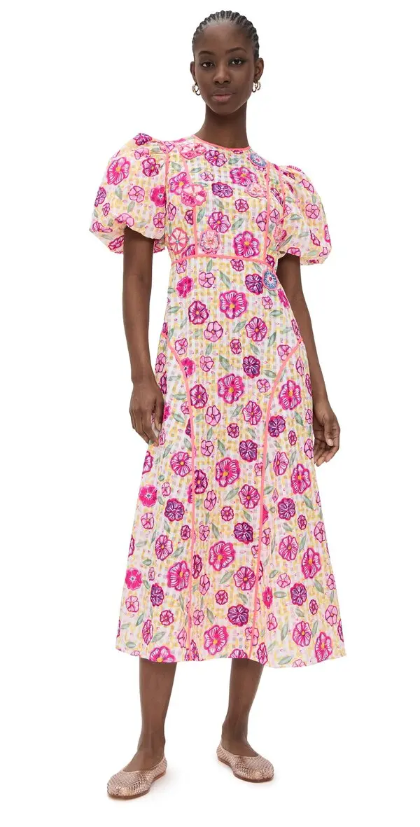 Celiab Nammu Península Dress