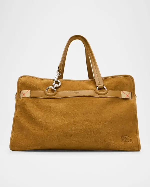 Burberry Suede Duffle Bag - Hazel