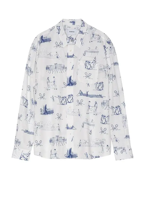 PALMES Printed Poplin Shirt