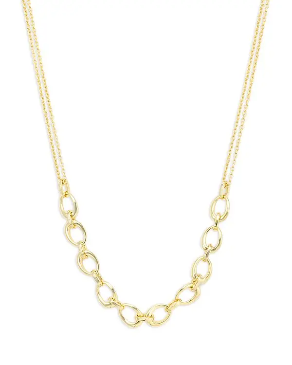 Argento Vivo Oval Frontal Necklace