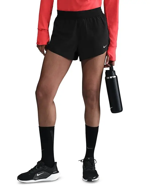 Nike Swift Mid-rise 2.5" Shorts - Black/refsil