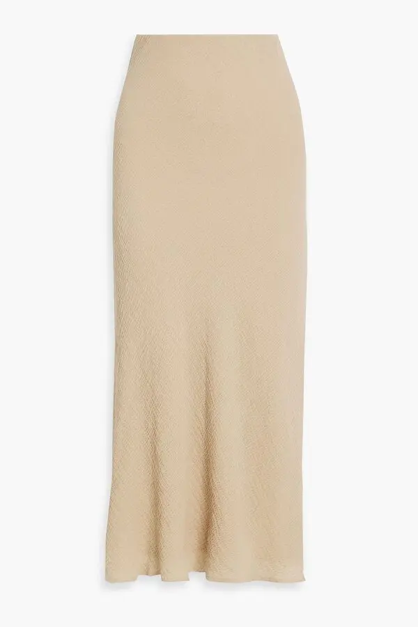 BY MALENE BIRGER Biancos Crinkled Gauze Maxi Skirt - Beige