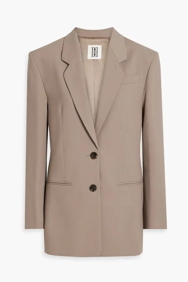 BY MALENE BIRGER Ophie Crepe Blazer - Mushroom