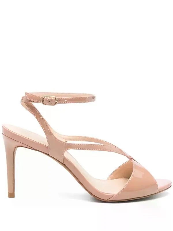 GUILHERMINA Patent Leather Stiletto Sandals