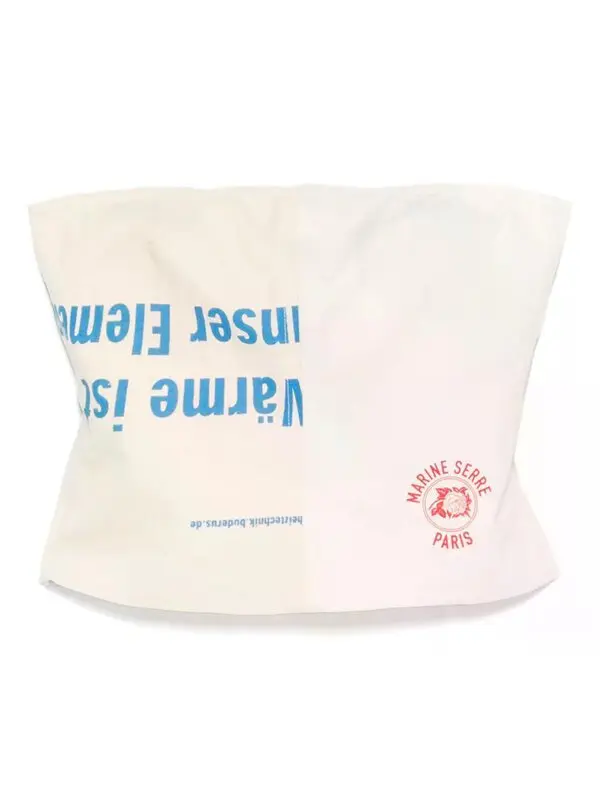 MARINE SERRE Regenerated Tote Bag Top