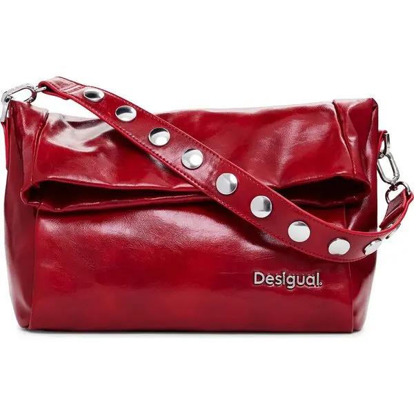 Desigual Patent Faux Leather Handbag