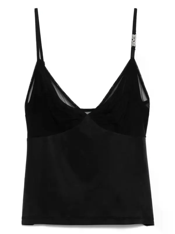 Versace Mesh-paneling Top