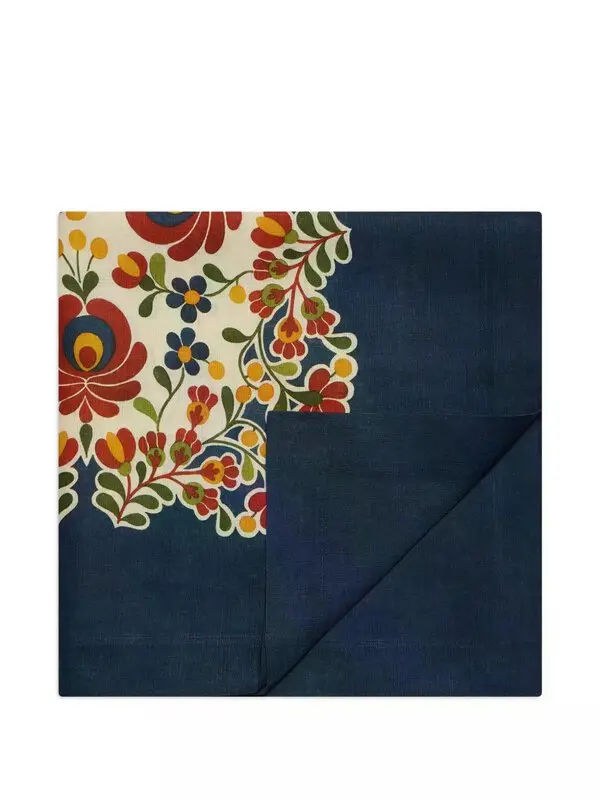 La DoubleJ Windflower-print Tablecloth - Neutrals