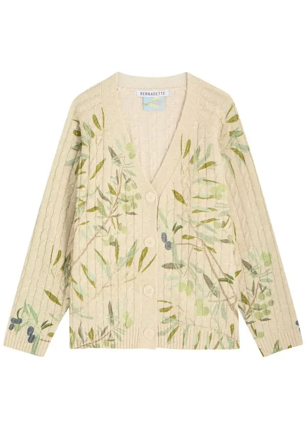 Bernadette Zuri Printed Cardigan