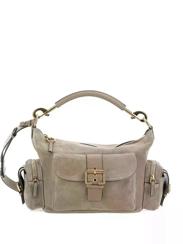 Chloé Suede Camera Bag - Grey