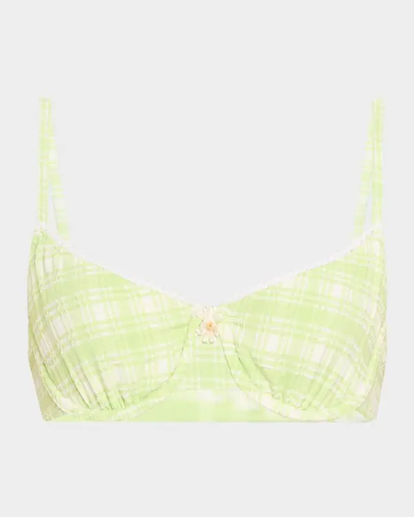 Solid & Striped The Daphne Bikini Top - Matcha