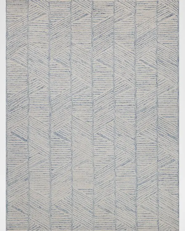 EXQUISITE RUGS Kascata Hand-tufted Rug, 6' X 9 - Blue/ivory