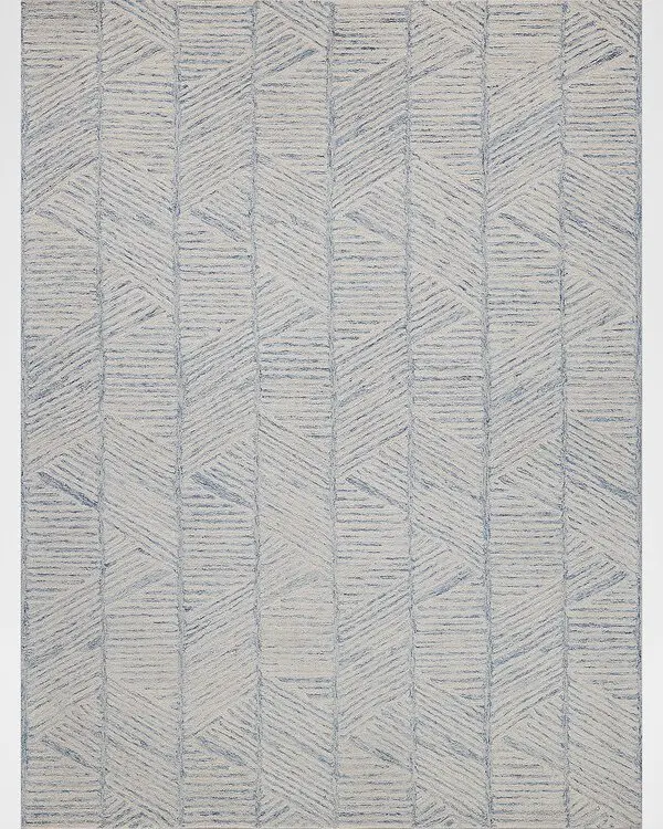 EXQUISITE RUGS Kascata Hand-tufted Rug, 9' X 12 - Blue/ivory