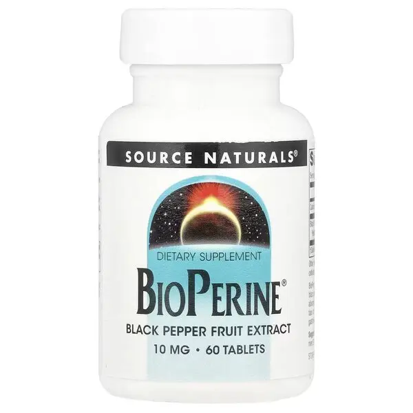 SOURCE NATURALS Bioperine 10 Mg 60 Tablets - One-color