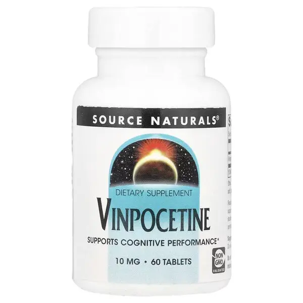 SOURCE NATURALS Vinpocetine 10mg 60 Tablets
