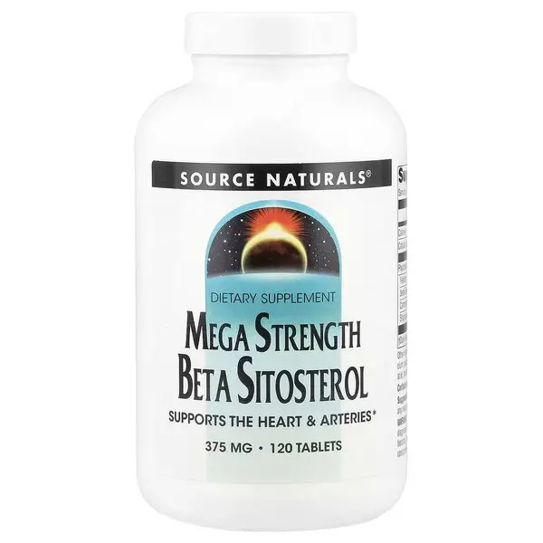 SOURCE NATURALS Beta Sitosterol Mega Strength 120 Tablets