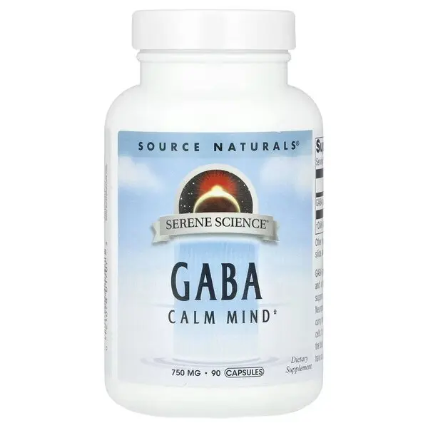 SOURCE NATURALS Serene Science Gaba 90 Capsules