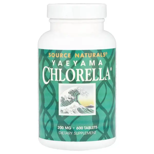 SOURCE NATURALS Yaeyama Chlorella 200mg 600 Tablets