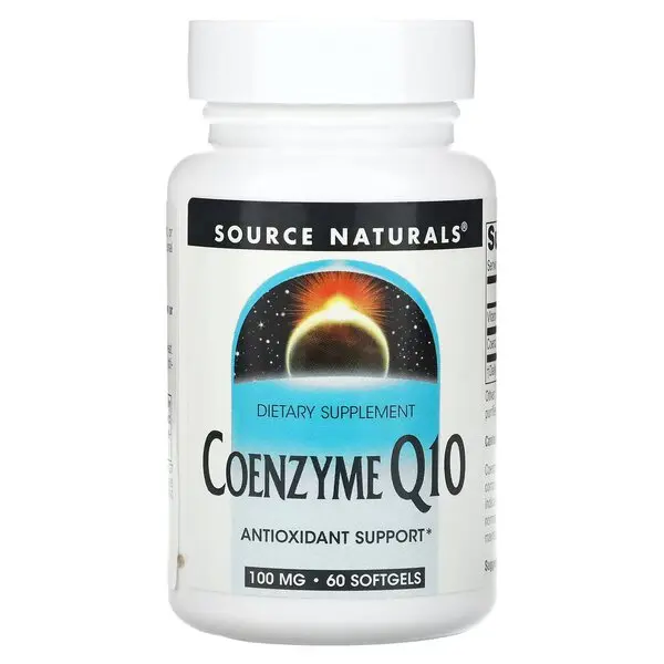 SOURCE NATURALS Co-q10 100mg 60 Softgels