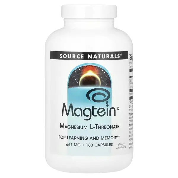 SOURCE NATURALS Magtein 180 Capsules