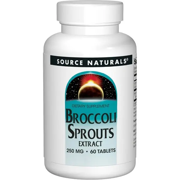 SOURCE NATURALS Broccoli Sprouts Extract 60 Tablets