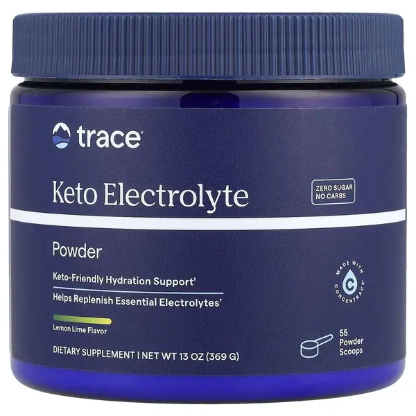 BEAUTIFIEDYOU Trace Minerals Keto Electrolyte Powder Lemon Lime 330 Grams