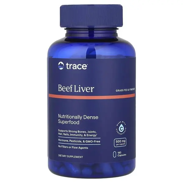 TRACE MINERALS Tmancestral Beef Liver 180 Capsules