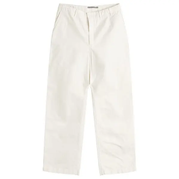 Norse Projects Lukas Canvas Work Pants - Ecru