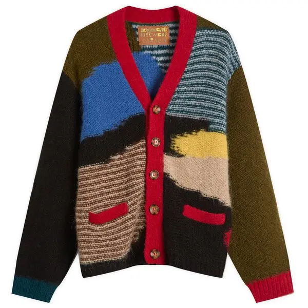 BRAIN DEAD Mix Pattern Cardigan