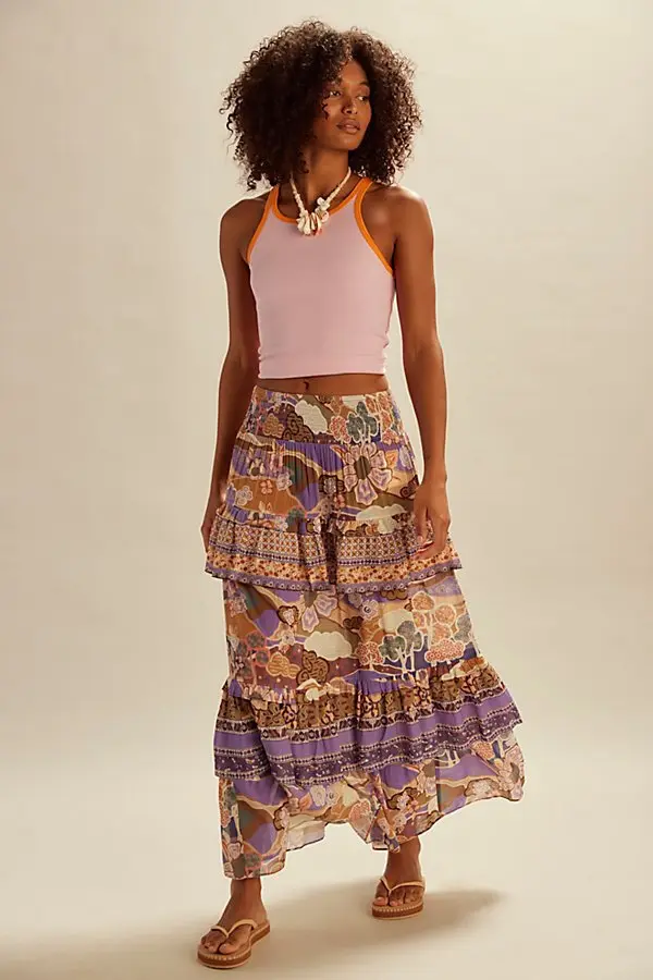 SPELL Dancing Valley Maxi Skirt