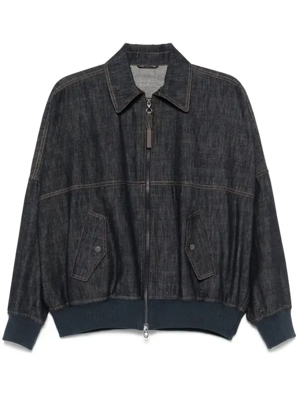 Brunello Cucinelli Denim Jacket - Blue