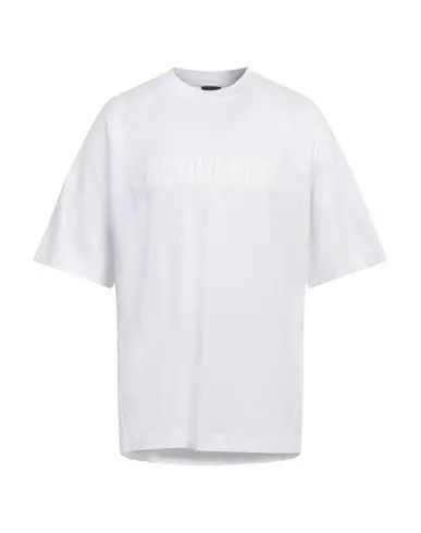 Jacquemus T-shirt Emerald Size Cotton, Elastane - White