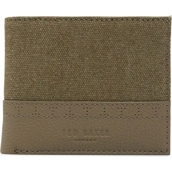 Ted Baker London Camden Billfold Wallet - Olive