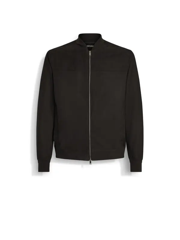 Zegna Secondskin Leather Bomber