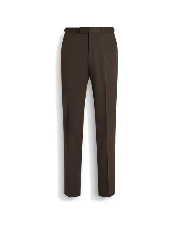Zegna Centoventimila Cotton And Wool Pants