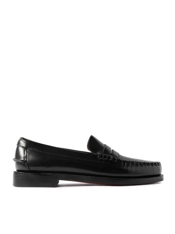 SEBAGO Classic Dan Leather Penny Loafers - Black