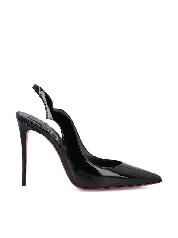 CHRISTIAN LOUBOUTIN Sweetie Jane Flat - Black/lin Black