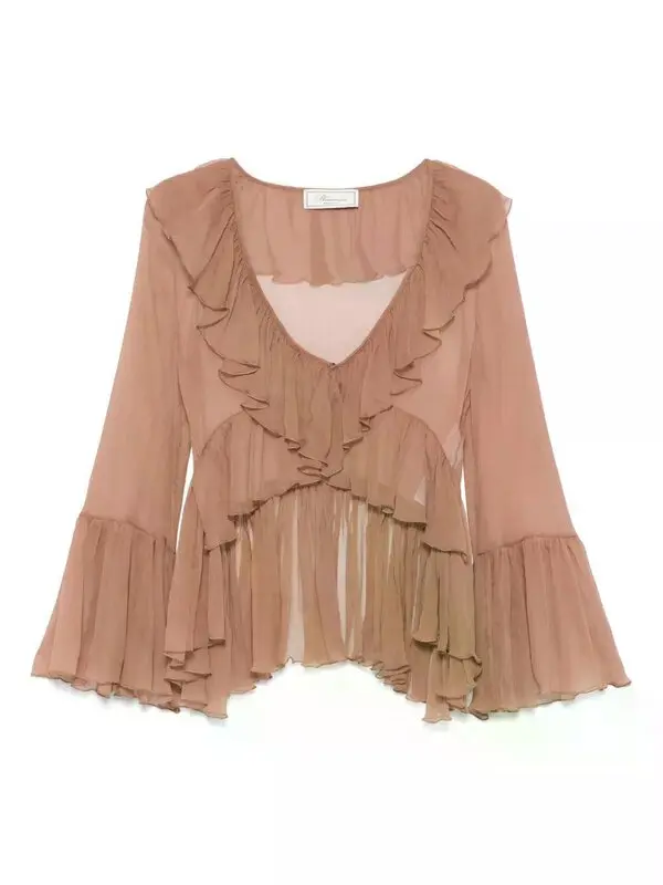 Blumarine Ruffled Blouse