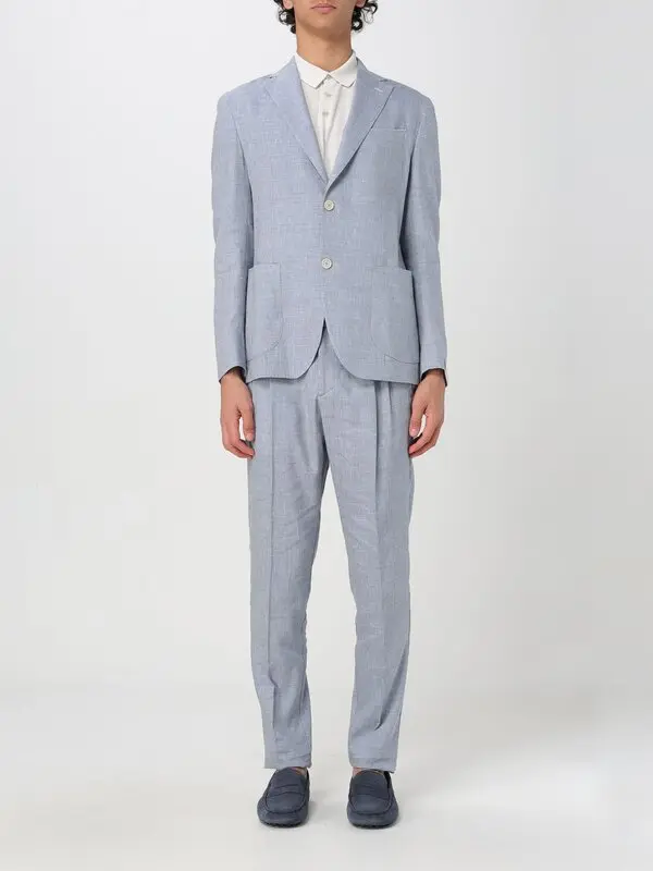 Eleventy Suit - Gnawed Blue