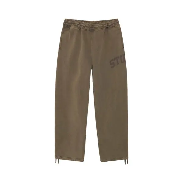 StÜssy Faded Graphic Fleece Pant 'olive - Brown