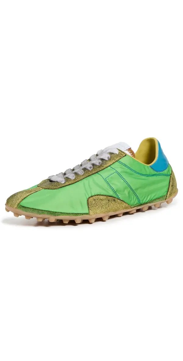 MAISON MARGIELA Sprinters Low Top Sneakers - Kiwi/lagoon/medium Green