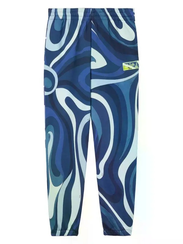 Emilio Pucci Fleece Track Pants - Blue