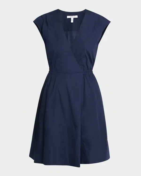 Derek Lam 10 Crosby Tia Mini Shirtdress - Night Sky