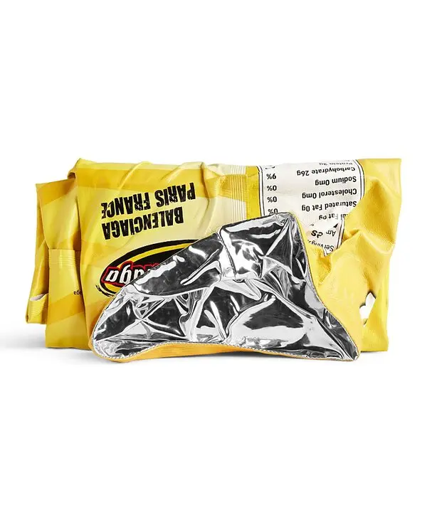 Balenciaga Chips Clutch Wallet - Yellow