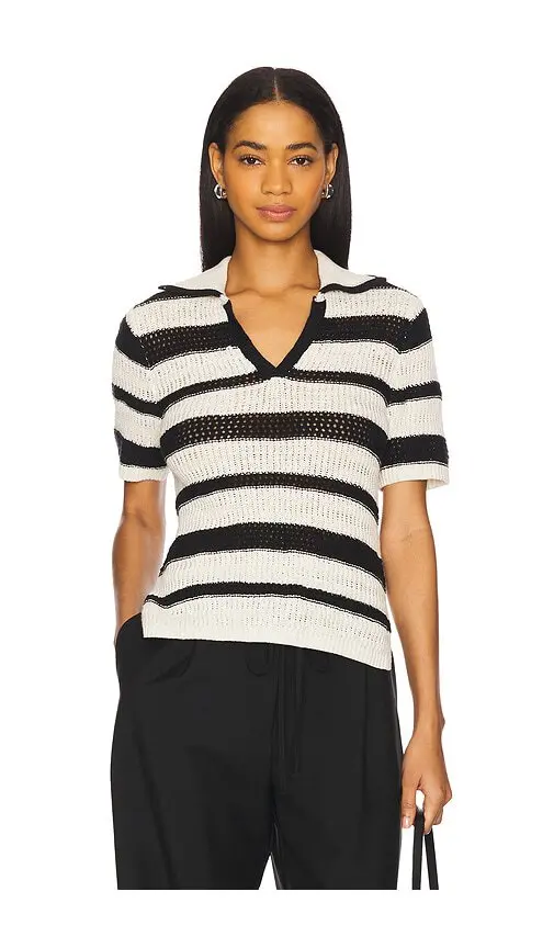 Sanctuary Knitted Collared Top