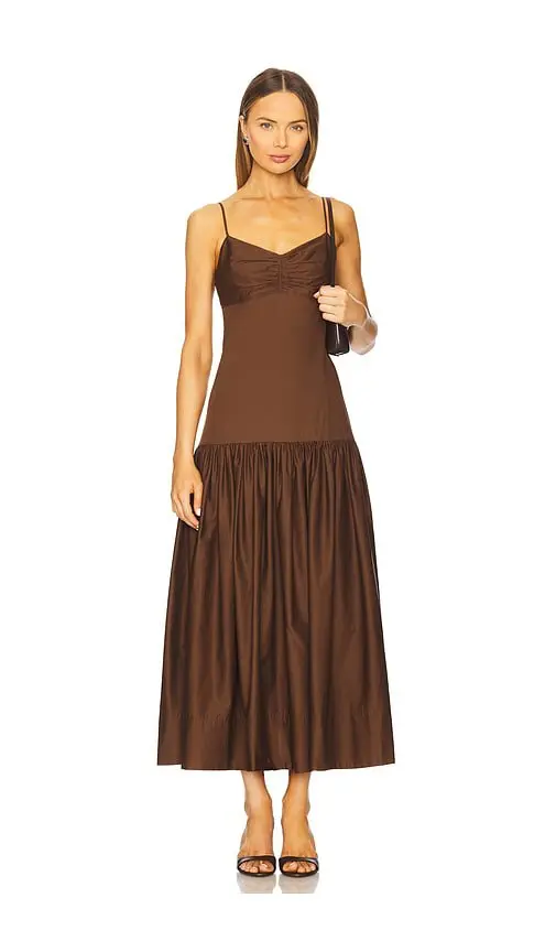 A.L.C. Harper Dress - Milk Chocolate