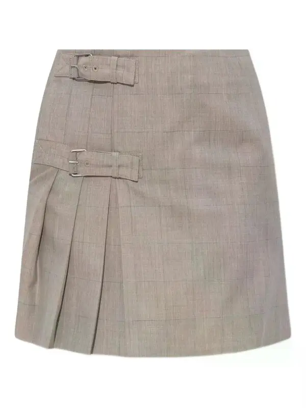 Moschino Pleated Skirt - Neutrals