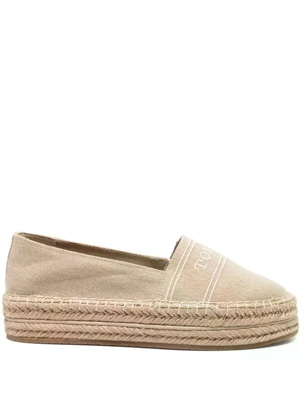 Tommy Hilfiger Logo-embroidered Espadrilles